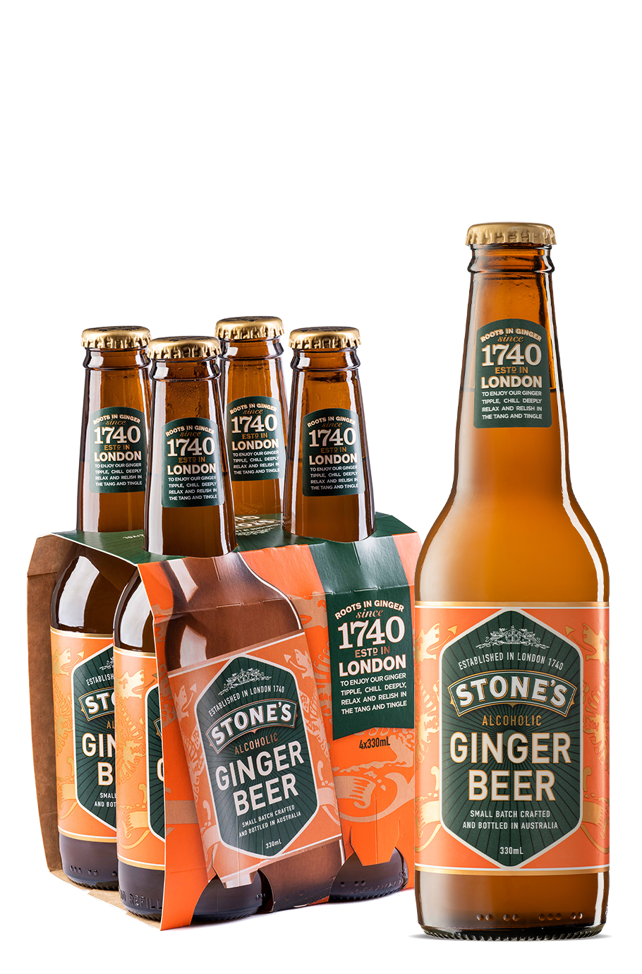 Stone's Ginger Beer 4% 330ml - EuroVintage